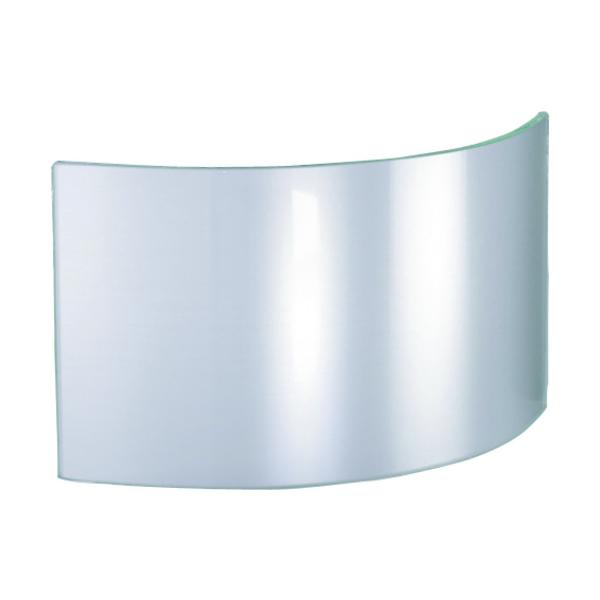 保護具 保護服・防護服 耐熱保護服 ●ＪＵＴＥＣ製耐熱フード用のガラスバイザーです。●耐熱性能が非常に優れています。●オーブンなど放射熱の高い作業現場に。●炉前などの作業現場に。●色：クリア●サイズ：100×220mm●サイズ(mm)：10...