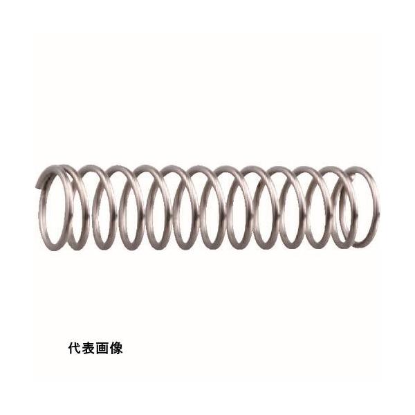メカトロ部品 機械部品 ばね ●ステンレス鋼線（SUS304-WPB）を用いた丸線コイルばねです。●線径d(mm)：0.60●外径D(mm)：7.0●巻数(巻)：6.75●ばね定数(N/mm)：0.90●自由長(mm)：15.0●最大たわみ...