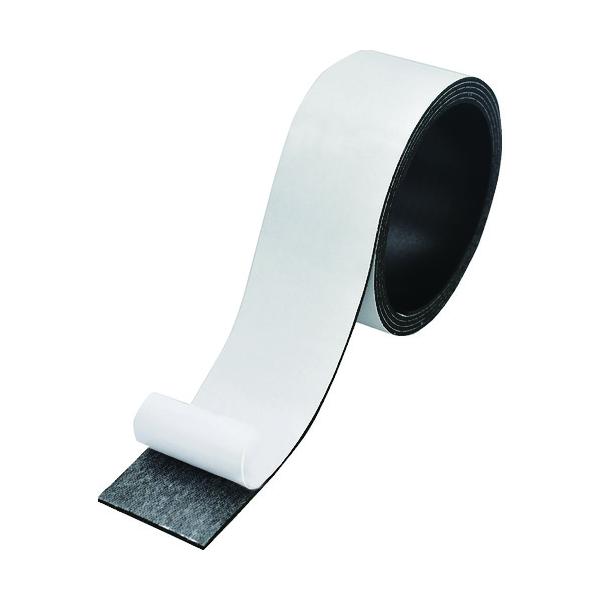 オフィス・住設用品 オフィス備品 マグネット ●片面が粘着剤、片面が強力マグネット仕様です。●掲示板や小物、箱の裏に貼って、スチール面に付けられます。●幅(mm)：30●長さ(mm)：1000●厚さ(mm)：1.0●タイプ：粘着付●長さ(m...