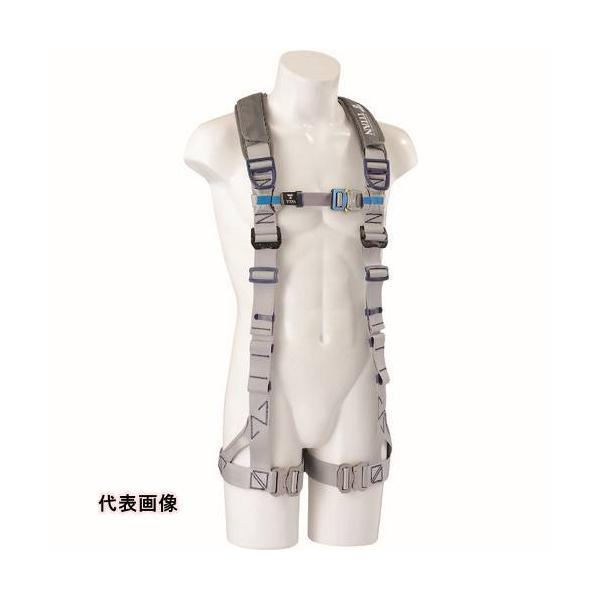 保護具 墜落・落下防止用品 ハーネス型墜落制止用器具 ●４０mm幅のメインベルトが軽さと装着時の動きやすさを実現しました。●腿ベルト形状はフィット感の高いV型、使いやすいワンタッチバックル付です。●専用ショルダーパッド標準装備、専用のスタッ...