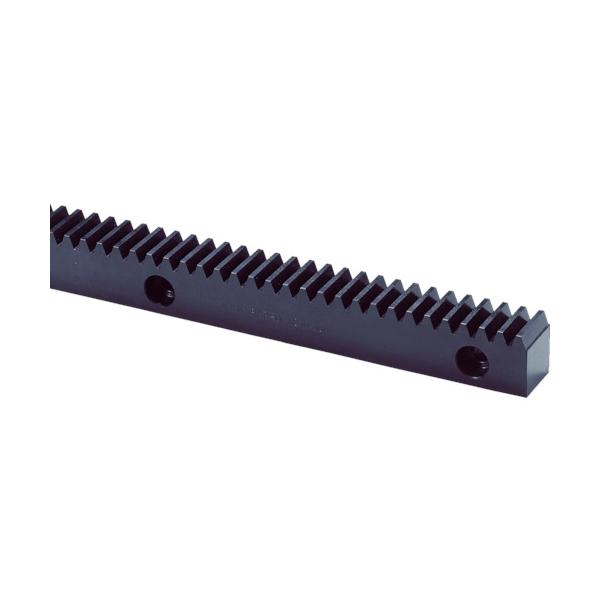 メカトロ部品 軸受・駆動機器・伝導部品 歯車 ●ピッチ、長さなどを豊富に取り揃え、低価格で応用性があります。●取付穴付の完成品です。●動力伝達用歯車。●全長(mm)：1000●有効歯数：100●かみ合い高さh”(mm)：31.82●歯幅b(...