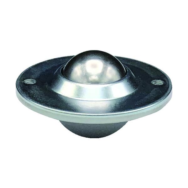 搬送機器 コンベヤ ボールキャスター ●ステンレス製ボール受け部の使用により、メッキ剥離による回転不良を解消しました。●許容荷重(kg)：30●材質 メインボール：スチール●材質 ボディー：スチール／ステンレス●上向用●メインボール：スチー...