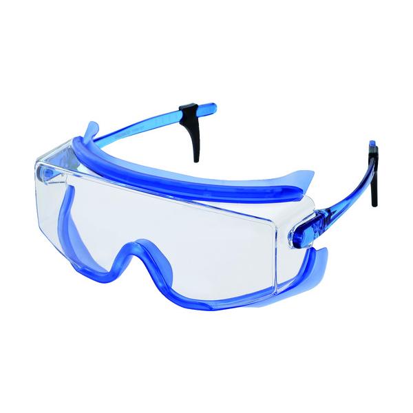 保護具 保護メガネ・防災面 一眼型保護メガネ ●レンズの上下にクッションゴムがついているため、顔によくフィットし、防塵性も高いです。●耳にかかる部分の調整が可能なため、個人に合わせた調整が可能です。●メガネ併用可能です。●切削、刈払い等の作...