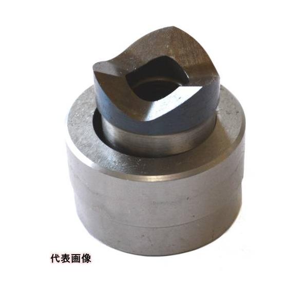 電動・油圧・空圧工具 油圧工具 手動式パンチャー ●パンチャー用実寸丸刃物です。●鋼材穴あけ打抜き用●適合機種：NC-TP-F3、TP-1A、NC-EF36X●穴径(mm)：22.5●使用軸：小軸●品名：φ22.5●オプション品●工具鋼●使...