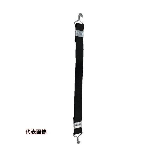 物流・保管用品 物品棚 落下・転倒防止用品 ●伸縮性があり、収納品の取り出しも簡単です。●フック式のため取り付けが簡単です。●棚上の商品の落下防止に。●幅(mm)：20●色：ブラック●長さ(m)：0.96●適合棚間口(mm)：1200●両端...