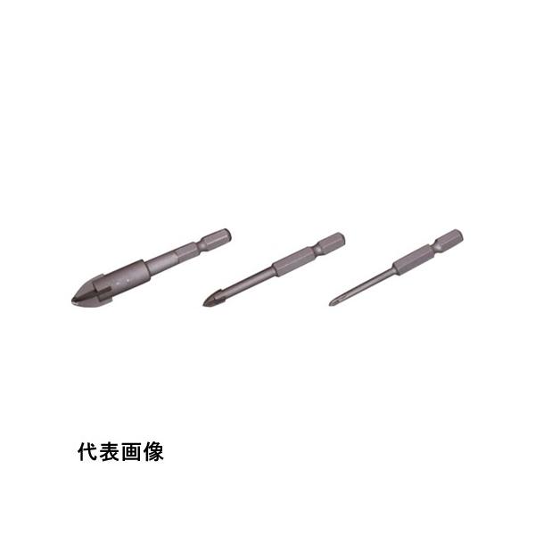 切削工具 穴あけ工具 コンクリートドリル ●特殊形状刃先によって超長寿命を実現しています。●サイド刃を使いながらスリコギ穿孔を行うことにより、驚異の長寿命を実現しております。●被削材：磁器タイル・押出成形セメント板・ＰＣ板・ガラス・アクリル...