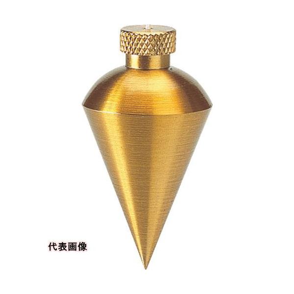 測定・計測用品 測量用品 下げ振り ●迅速かつ正確な求芯ができる特選品です。●直径(mm)：18●全長(mm)：33.5●鉄鋼先端付（100ｇ以上から）●糸通し穴：1mm●真鍮（銅合金）