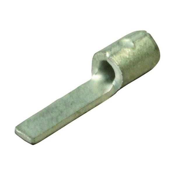 電子機器 電設配線部品 接続端子 ●接触面（舌部）が平らである裸ブレード端子です。●軟鋼のより線、または単線の電線の接続に。●電線抱合範囲 単線(mm)：0.57〜1.44●電線抱合範囲 より線(［［ＭＭ２］］)：0.25〜1.65●電線抱...