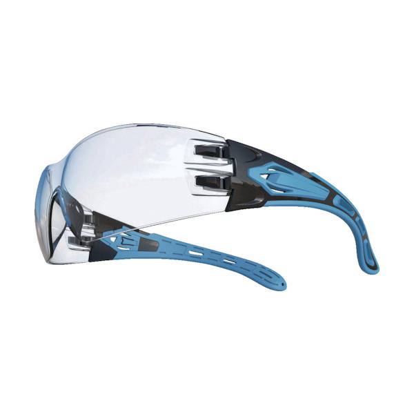 保護具 保護メガネ・防災面 二眼型保護メガネ ●高いデザイン性とフィット感を実現、超親水性コーティング採用で防曇最高クラスです。●後付けのバンド（別売り）で高性能ゴーグルに変身可能です。●ストレートツル設計で掛け外しがスムーズです。●柔らか...