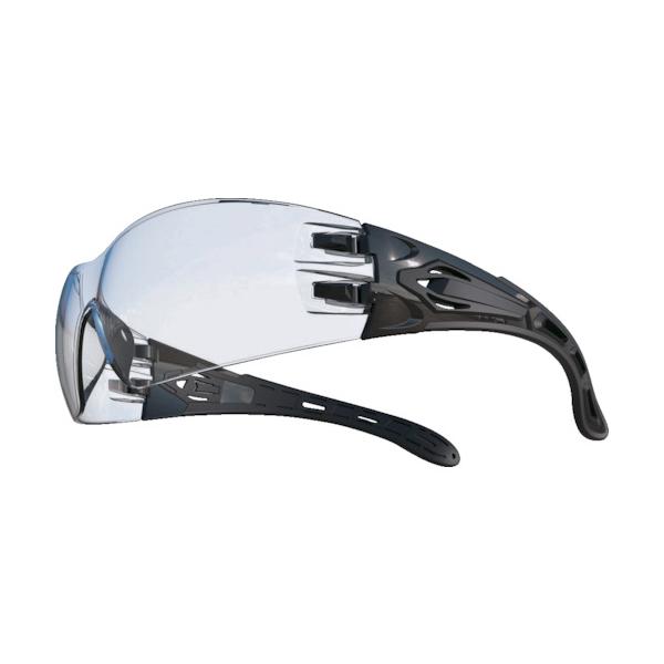 保護具 保護メガネ・防災面 二眼型保護メガネ ●高いデザイン性とフィット感を実現、超親水性コーティング採用で防曇最高クラスです。●後付けのバンド（別売り）で高性能ゴーグルに変身可能です。●ストレートツル設計で掛け外しがスムーズです。●柔らか...