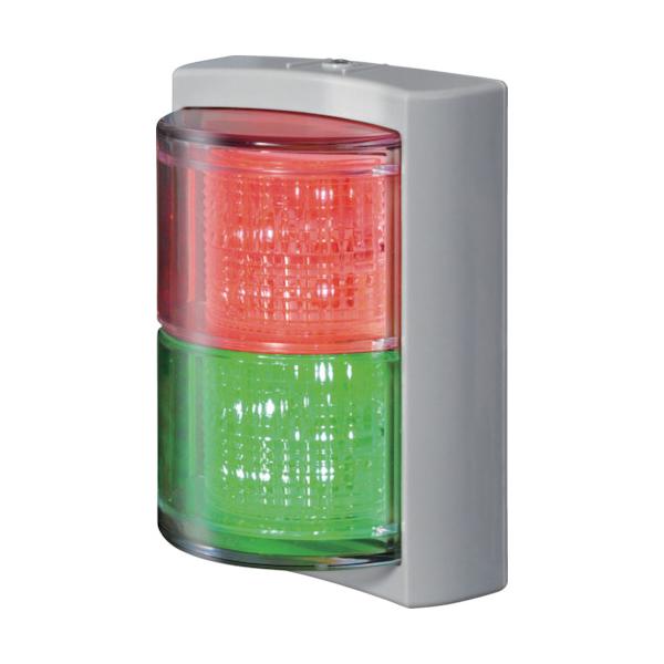 電子機器 電気・電子部品 回転灯・表示灯 ●屋外でも使用できるLED2色表示灯です。●住宅用スイッチボックスにも取付対応しています。●2段赤色、緑色の2色表示です。●警告表示、セキュリティ表示に。●個室トイレの空き・使用中の表示に。●各種機...