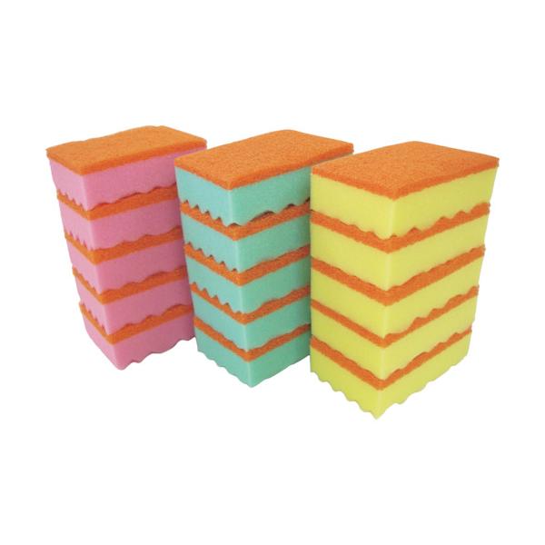 清掃・衛生用品 清掃用品 たわし ●キズを付けずに高い洗浄力です。●ステンレス、プラスチック、ガラスの洗浄に。●縦(mm)：115●色：グリーン●横(mm)：75●厚さ(mm)：36●パッケージサイズ縦×横×厚さ(mm)：115×75×18...