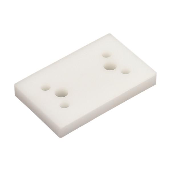 メカトロ部品 軸受・駆動機器・伝導部品 ロボットハンド用パーツ ●ツールチェンジャーや、チャックタッチ金具等の取付る際の樹脂スペーサー。●タイプ：ロボットハンド取付用●幅(mm)：80●奥行(mm)：50●高さ(mm)：10●樹脂製チャック...