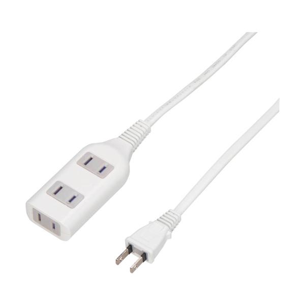 オフィス・住設用品 ＯＡ用品 ＯＡタップ ●プラグはホコリや湿気によって発生するトラッキング火災を予防する絶縁カバー付きです。●ホコリの侵入を防止する安全シャッター付きです。●家庭やオフィスの電源周りに。●コンセント数：3個口●ケーブル長(...