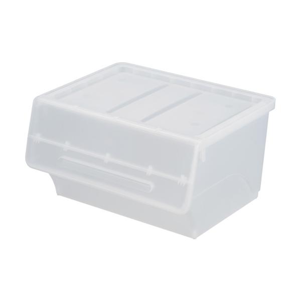 物流・保管用品 収納用品 フタ式収納ケース ●積み重ねて使えて便利です。●開口部が4段階での調整が可能ですので、収納場所に適した開口部で使用できます。●ワイドサイズは２個並列に並べて使用する事ができます。●NFR-S23は4段まで、NFR-...