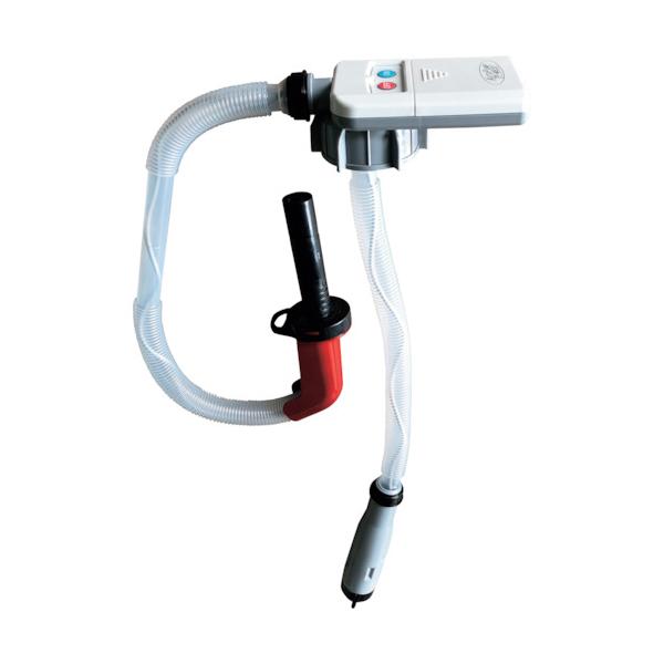 工事・照明用品 ポンプ ペール缶用ポンプ ●ポンプを灯油ポリ缶に固定出来ます。●灯油が満タンで自動停止します。●特許取得済「マグネットホルダー」で簡単装着できます。●カートリッジタンク専用ポンプとして。●吐出量(L/min)：7●全長(mm...