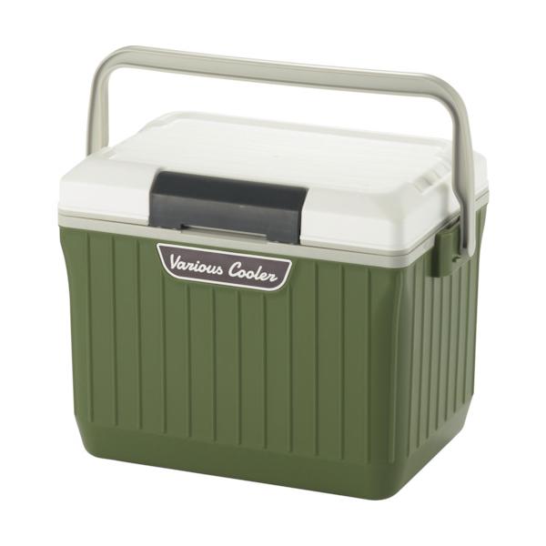 環境改善用品 暑さ対策用品 クーラーボックス ●2人で持てるキャリングハンドルを採用しています。●ワンプッシュで開閉できます。●フタが外せてお手入れ簡単です。●色：ホワイト/グリーン●幅(mm)：375●奥行(mm)：270●高さ(mm)：...