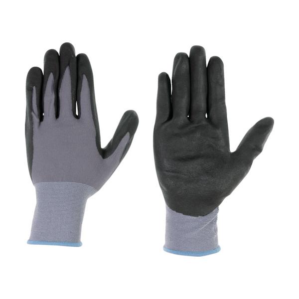 保護具 作業手袋 すべり止め背抜き手袋 ●手首にゴム糸を使用しているので、手にぴったりフィットします。●耐久性が高く、グリップ力に優れます。●柔らかく、手によく馴染みます。●建設、土木、農業、工場、各種一般作業用。●色：グレー●サイズ：L●...