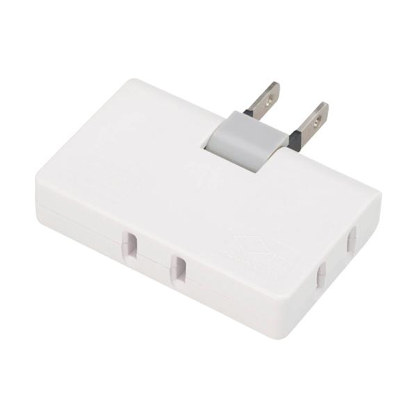 オフィス・住設用品 ＯＡ用品 ＯＡタップ ●3方向に電源を分配します。●コンセント数：3個口●色：ホワイト●幅(mm)：67●奥行(mm)：15●高さ(mm)：45●品名：コーナータップ３個口ホワイト●定格電圧(V)：125●定格電流(A)...