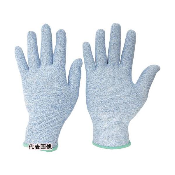 保護具 作業手袋 耐切創手袋 ●従来のノンコートタイプよりもグリップ力に優れた手袋です。●耐切創手袋では初のエコマーク認定商品です。●サトウキビ由来の樹脂を配合した高強力ポリエチレン繊維VERPLANTS［［Ｒ上］］を使用し、タイプI環境ラ...