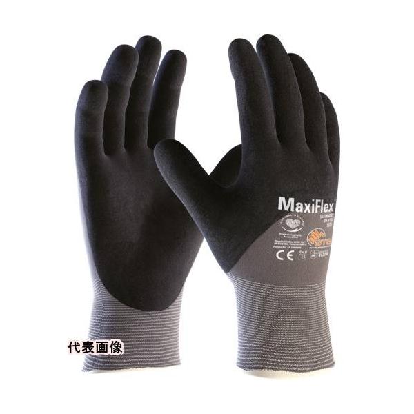 保護具 作業手袋 すべり止め背抜き手袋 ●特許取得のマイクロ発泡ニトリルコーティングは熱と蒸れを360°全方向から放出し、手の温度を最適に保ちます。●従来の発泡ニトリルゴムより25％薄いながらも2倍の機械的性能を有しています。●自然な人の手...