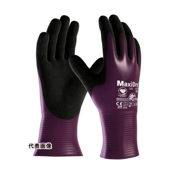 保護具 作業手袋 ニトリルゴム手袋 ●ハイグレードニトリルコーティングによる優れた耐水・耐油機能に加え、指先感覚にも優れた手袋です。●高い伸縮性のある手首部が手にぴったり沿って保持し、手袋が手からずれるのを防ぎます。●マイクロカップ・ノンス...