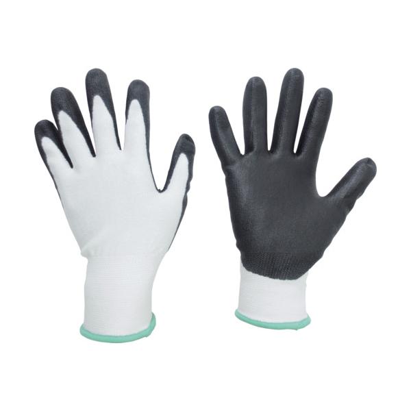 保護具 作業手袋 耐切創手袋 ●カットガード１３０Ｖの黒コーティングタイプで、汚れが目立ちにくいです。●耐切創手袋では初のエコマーク認定商品です。●サトウキビ由来の樹脂を配合した高強力ポリエチレン繊維VERPLANTS［［Ｒ上］］を使用し、...