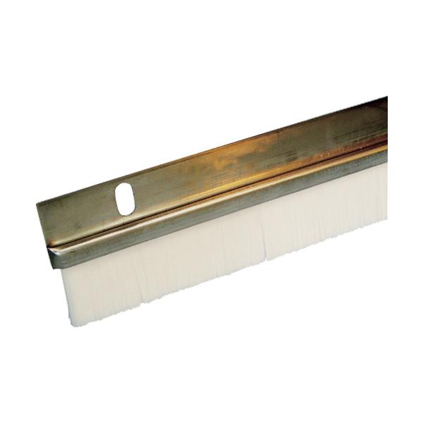 環境改善用品 害虫・害獣駆除用品 防虫間仕切り ●従来のチャンネルブラシではブラシ部と取付部とを溶接により固定していましたが、負荷により、溶接が外れることがありました。●バーシールブラシは、取付部とブラシ部が1枚の鋼帯で一体化しているため、...