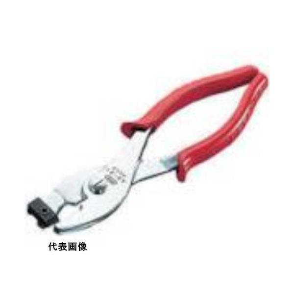 手作業工具 車輌整備用品 車輌整備用工具 ●専用クローで作業性向上●クローのクサビ側でCワッシャを広げ平面側で押し出し、スピーディーな作業が行えます。●Cワッシャの脱着に。●全長(mm)：203●幅(mm)：62●特殊鋼