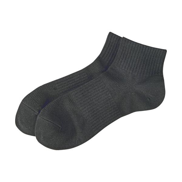 保護具 作業服 靴下 ●消臭効果と補強を兼ね備えた靴下です。●裏糸に洗濯を繰り返しても半永久的に効果の続く消臭糸を使用してます。●表糸に強度の高いポリエステル高混率糸を使用しているので摩擦に強く、長持ちします。●甲部は通気性が向上するメッシ...