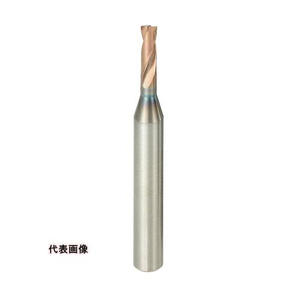 切削工具 穴あけ工具 超硬コーティングドリル ●傾斜面や曲面におけるロングドリルの下穴加工にも最適です。●欠損しにくい刃先形状により、いろいろな座ぐり加工を実現します。●被削材：鋼、ステンレス鋼、鋳鉄。●フラットドリル（小径）フラットドリル