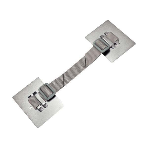 環境改善用品 防災・防犯用品 転倒防止用品 ●強力粘着パッド使用で壁に穴を空けずに設置できます。●壁から150mm離れた場合まで取付可能です。●壁から最大150mm離れた場合まで設置可能です。●対象物：キャビネット家具用。●幅(mm)：90...