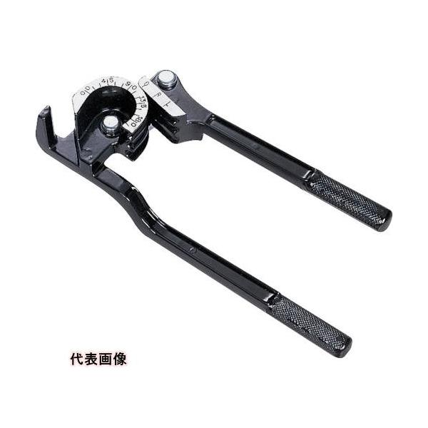 手作業工具 水道・空調配管用工具 チューブベンダー ●軟質銅管を最大180°に曲げることができます。●1丁で3サイズの曲げ加工ができます。●軟質銅管の曲げ加工に。●曲げ角度(°)：0〜180●全長(mm)：256●寸法(mm)左手：256●...