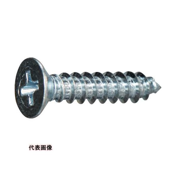金物・建築資材 ねじ・ボルト・ナット タッピングねじ ●皿頭は穴にザグリ加工を施してから使用します。頭を埋め込む形になるため、ねじを表面から出っ張らせたくない場合に最適です。●少しだけ必要な時に便利な少量パックシリーズです。●主に薄鋼板（一...