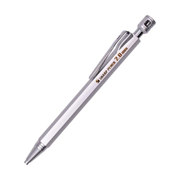 測定・計測用品 測量用品 建築用筆記具 ●短軸仕様でポケットに収まりやすいです。●芯削り機能付きで、いつでも細い線が書けます。●木材、鉄鋼材、コンクリートへの墨付けに。●色：HB●直径(mm)：9.8●長さ(mm)：135●筆記線幅(mm)...