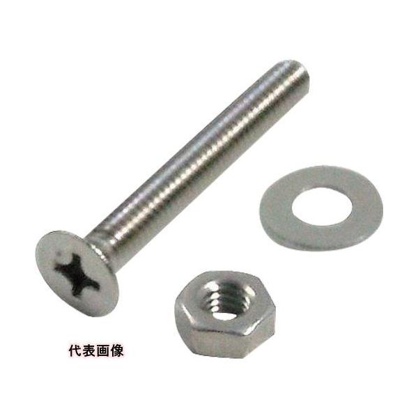 金物・建築資材 ねじ・ボルト・ナット 小ねじ ●ステンレス(SUS XM7)の皿小ねじです。●必要な分だけ購入しやすい少量パックです。●寸法(mm)d：M6●寸法(mm)L：30●ねじピッチ(mm)：1.0●適合ドライバー：十字#3●頭部径...
