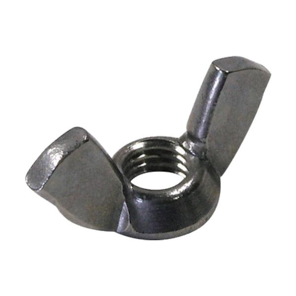 金物・建築資材 ねじ・ボルト・ナット ナット ●工具を使用しないで、手で締めたり緩めたりできるナットです。●必要な分だけ購入しやすい少量パックです。●呼び径：M4●羽根幅(mm)：21●羽根高(mm)：11●ステンレス(SUS304)