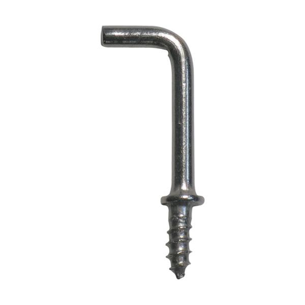 金物・建築資材 建築金物 吊金具 ●購入しやすい少量パックです。●L型タイプの吊り金具です。●木下地にねじ込み、吊・固定場所の新設に。●耐荷重(kg)：1.8●線径(mm)：2.40●A(mm)：12.5●S(mm)：11.0●D(mm)：...