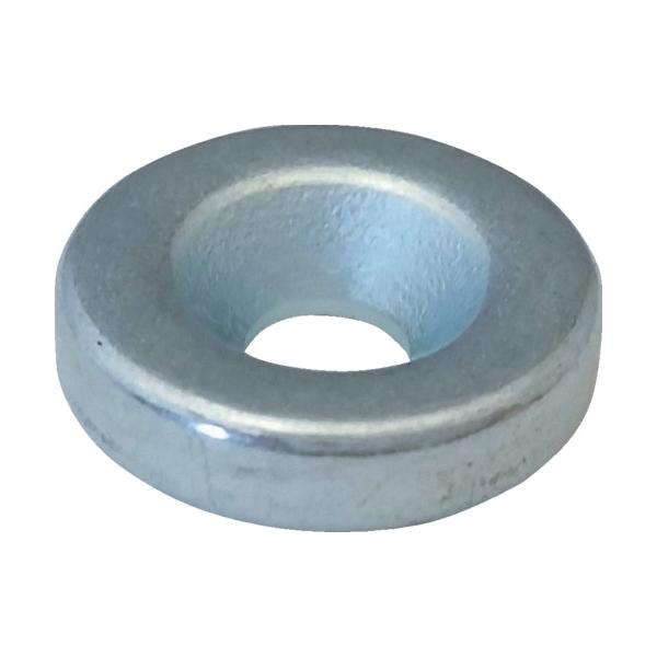 工作機工具 マグネット用品 マグネット素材 ●強力ネオジム磁石の丸型タイプに、皿穴があいた磁石です。●薄く平面的な磁石の為、皿ネジ用の穴を利用して、磁石と部品の取り付けが容易です。●工作機械、鉄製品等への吸着用●外径(mm)：6●厚さ(mm...