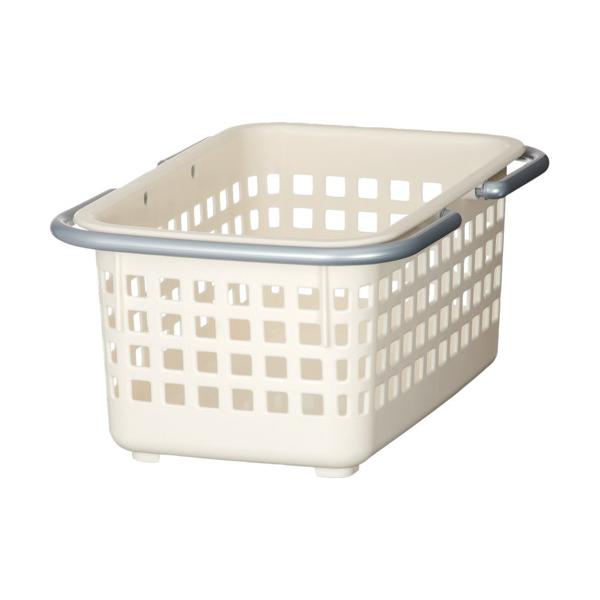 清掃・衛生用品 清掃用品 バス用品 ●藤カゴを現代的にアレンジし、洗練されたモダンなスタイルです。●色：ホワイト●外形寸法(mm)奥行：306●外形寸法(mm)間口：207●外形寸法(mm)高さ：136●ポリプロピレン