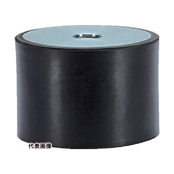 メカトロ部品 機械部品 防振材 ●ゴムの衝撃緩和部品です。●両側にめねじが付いています。●モーター、コンプレッサー、ポンプなどの産業機械に。●ばね定数(N/mm)：36●許容荷重(N)：135●ゴム硬度：55±5°●外径(mm)：15●ねじ...