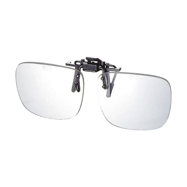 保護具 保護メガネ・防災面 二眼型保護メガネ ●ご自分の眼鏡フレームにクリップオン！飛来物や粉塵からレンズを守ります※製品単体ではお使いいただけません●眼鏡の形状により取り付けできない場合があります●レンズ色：透明●幅(mm)：137●高さ...