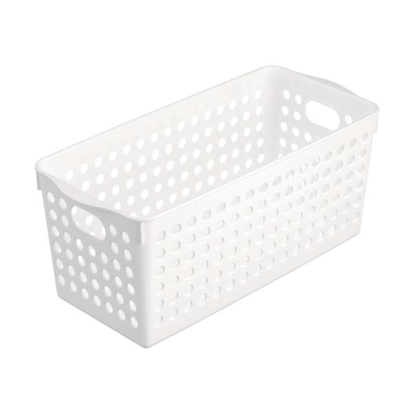 研究用品 厨房用品 調理器具 ●効率的な食品収納力とデザインが自慢のバスケットです。●お部屋の小物類はカラフルバスケットで分類収納するのに便利です。●幅(mm)：133●奥行(mm)：295●高さ(mm)：123●外形寸法(mm)奥行：29...