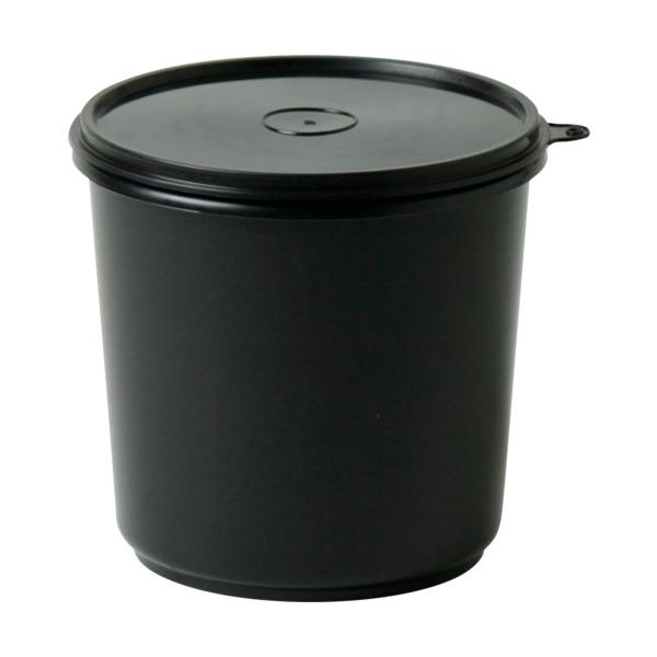 物流・保管用品 コンテナ・パレット 導電性コンテナ ●積み重ねて使用できます。●粉粒体などの粉の保管に●容量(L)：3.2●色：ブラック●外形寸法(mm)間口：183Ф●外形寸法(mm)高さ：172●表面抵抗値：10の3乗〜10の6乗●フタ...