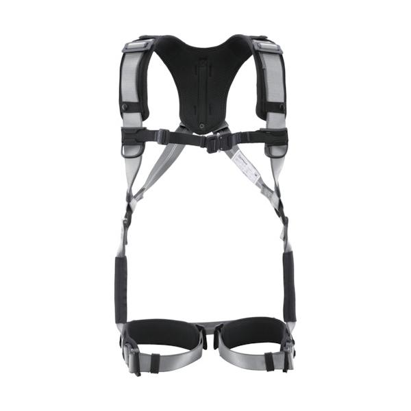保護具 墜落・落下防止用品 ハーネス型墜落制止用器具 ●快適性と装着性、軽さにとことんこだわったハイスペックモデル●腰道具を付けたまま脱ぎ着ができます。ハーネスを使う時に胴ベルトを外す必要がありません。●軽量で操作性抜群のアルミワンタッチバ...
