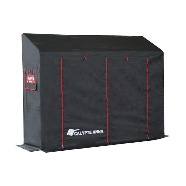 オフィス・住設用品 物置・エクステリア用品 自転車置場 ●簡易的な組立・設置で自転車収納や倉庫として使用できます。●愛車を雨、ホコリからしっかり守ります。●ブラックにレッドのラインで景観を損ないません●自転車の収納はもちろん、バイクやアウト...