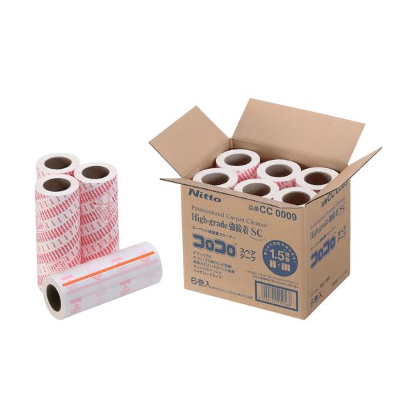 清掃・衛生用品 清掃用品 粘着ローラークリーナー ●オフィスの細かいゴミやホコリもしっかりキャッチ。●作業効率を考えた強接着タイプのコロコロです。●１巻あたりの長さを長くしたコンパクト設計で、取り替え回数とごみ量を削減。●環境配慮型のｅｃｏ...