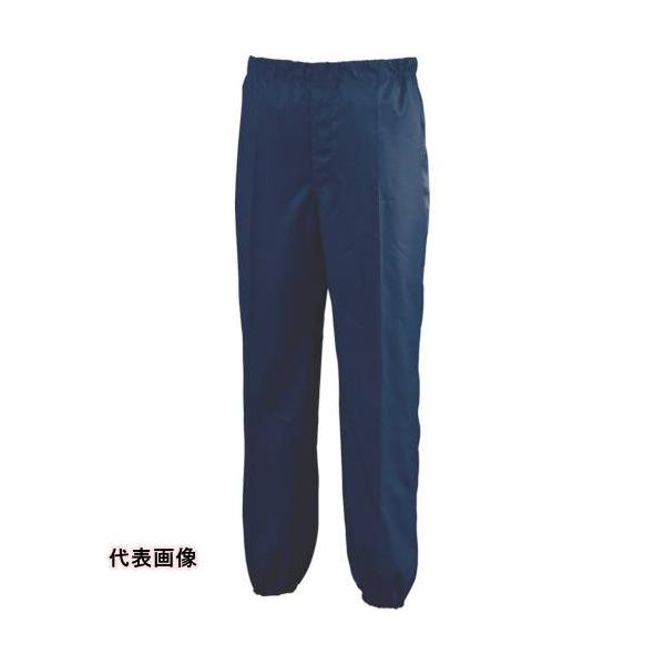 研究用品 クリーンルーム関連用品 ウェア・白衣 ●スラックスのクリーンウエアです。●作業者からの発塵とＥＳＤ防止対策。●色：ネイビー●サイズ：L●着丈(cm)：108●ウエスト(cm)：80-85●股下(cm)：78●Fed.Std.209...