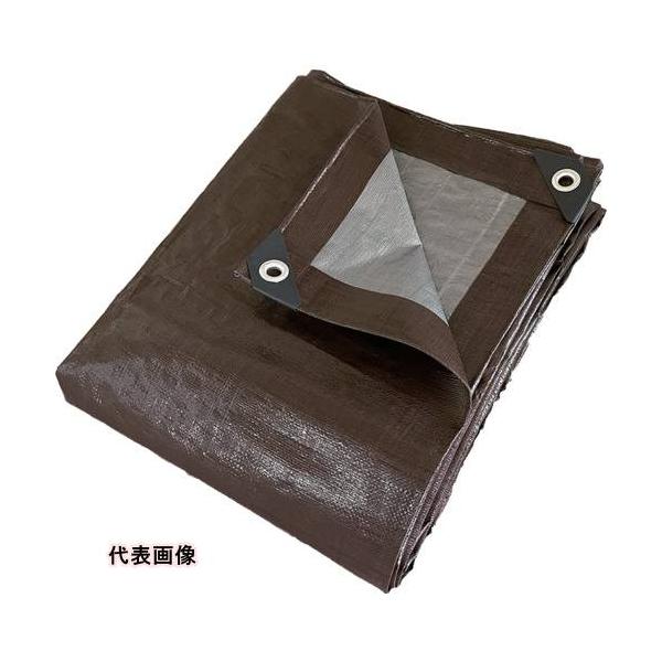 梱包用品 シート・ロープ ブルーシート ●表がブラウン、裏がシルバーのリバーシブルタイプです。●作業用・農業用●幅(m)：1.7●長さ(m)：1.7●厚さ(mm)：0.30●ハトメ数(個)：8●ハトメピッチ(cm)：85●耐久期間：約1年●...