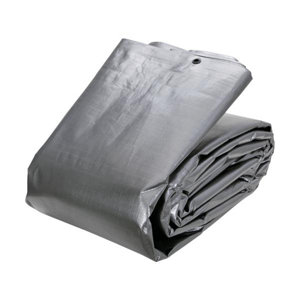 梱包用品 シート・ロープ ＵＶシート ●UＶ剤配合の超厚手#4000タイプのため、耐候性に優れています。●ポリカーボネートハトメを採用しており、アルミハトメに比べてつぶれにくく高強度です。●シートとハトメが同じ素材(樹脂)のため、分別せずに...